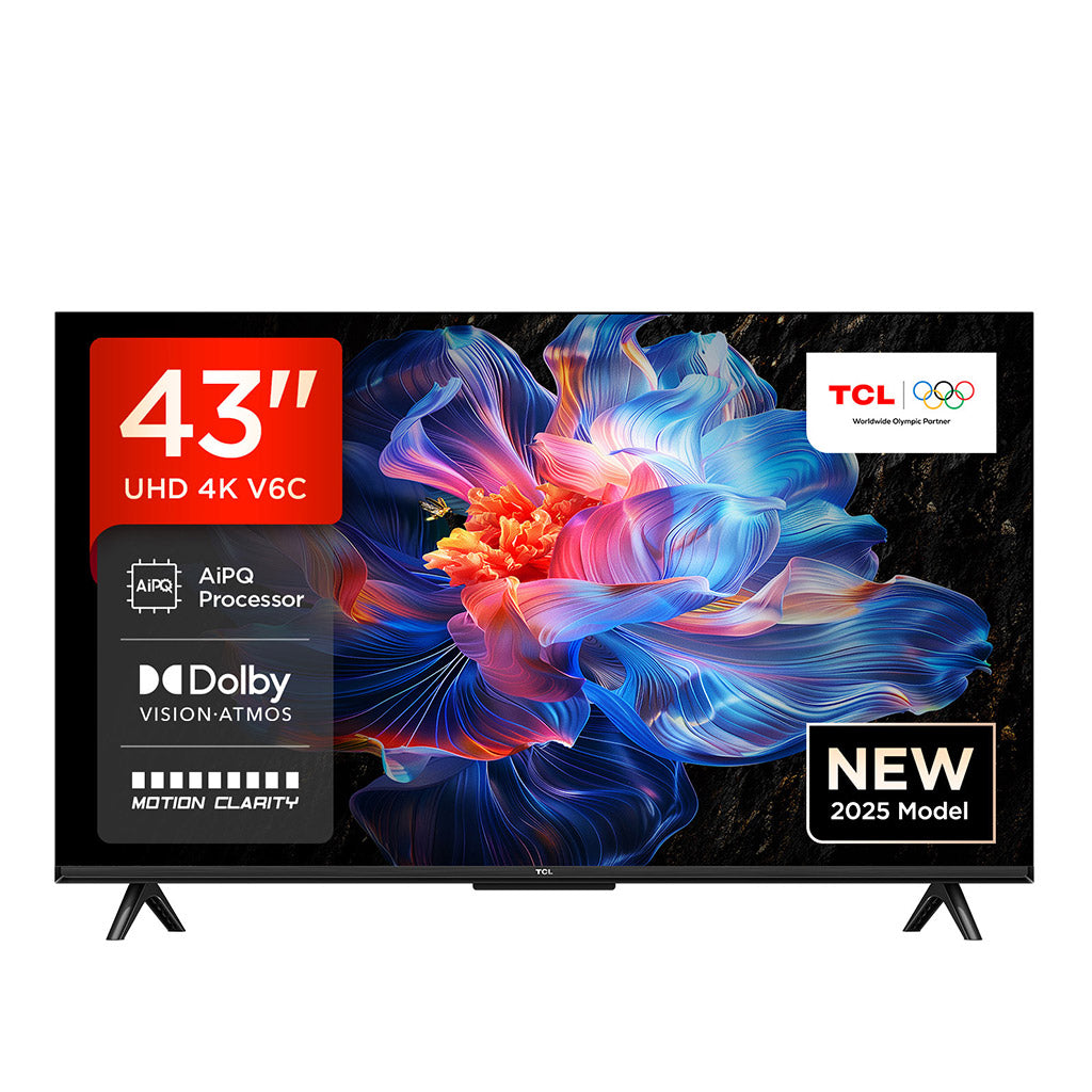 TCL 43V6C 43" 4K UHD LED TV – SpatialOnline